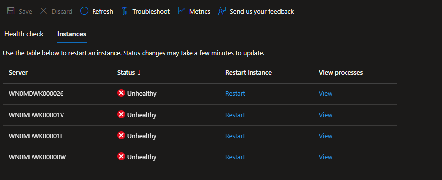 Azure App Services – Health Checks – Sitecore Saga